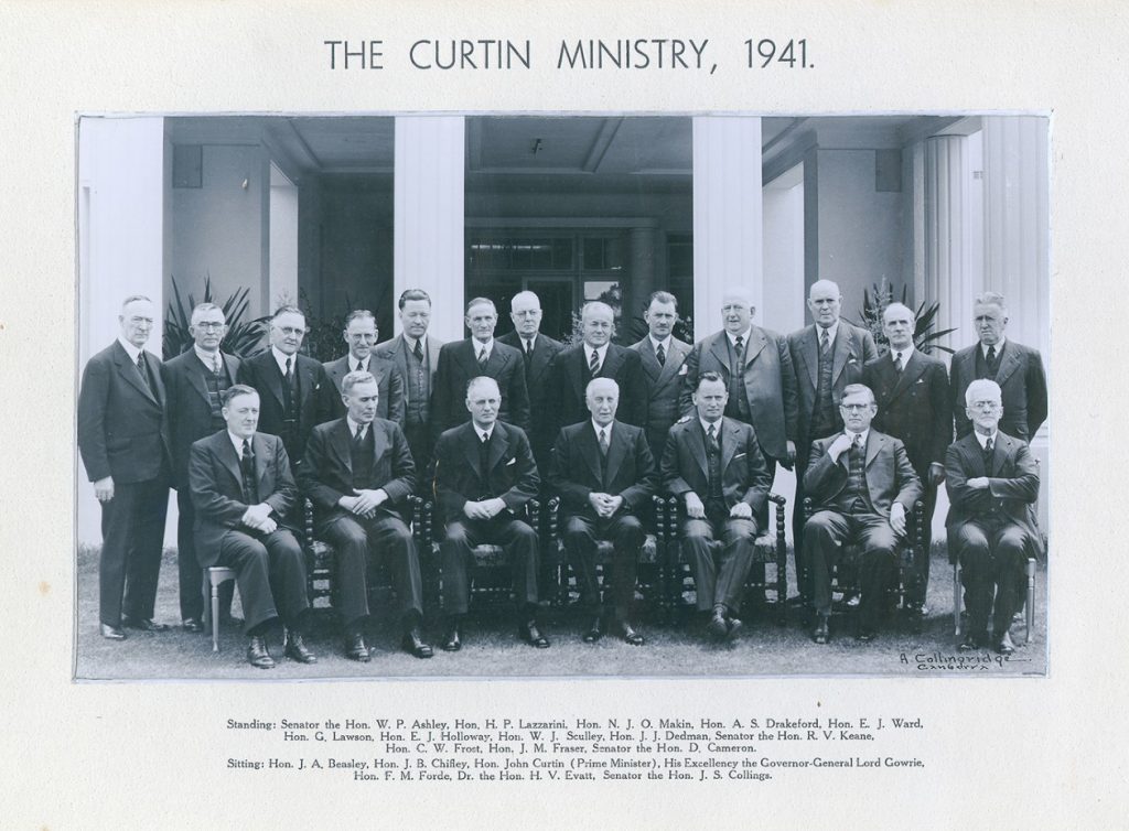 32. Bible used at appointment of Prime Minister John Curtin, 1941 – 50 ...